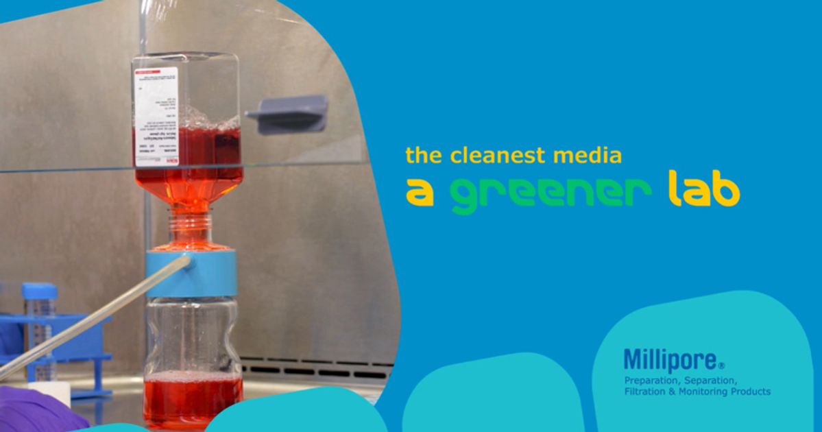 A greener choice: Stericup E and Steritop E Sterile Filter Systems