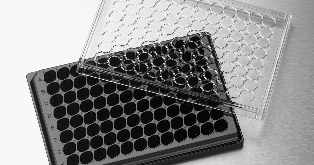 HTS Transwell®-96 Receiver Plate, Black, TC-treated, Sterile