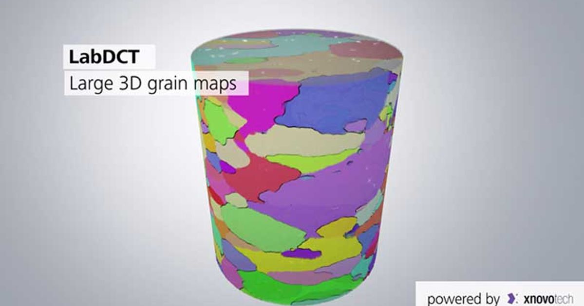 Labdct Diffraction Contrast Tomography Unlocking Crystallographic Information In Your Lab