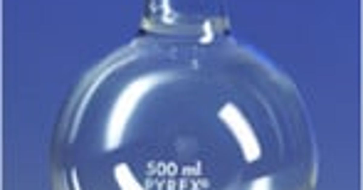 Pyrex® 3l Short Ring Neck Boiling Flask Round Bottom