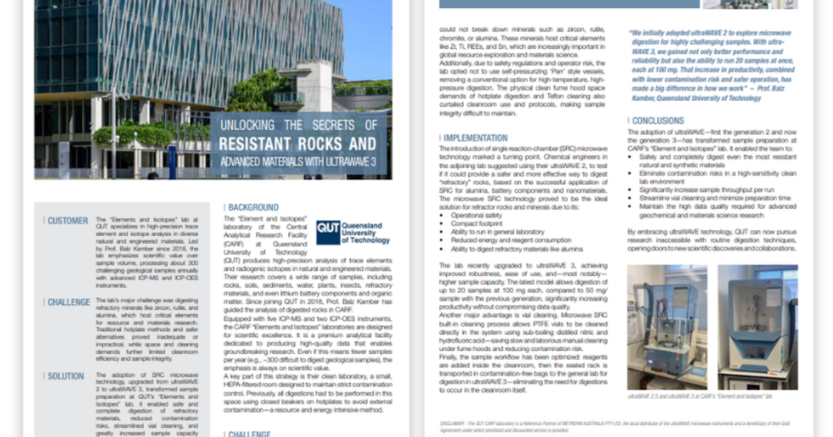 Unlocking the secrets of resistant rocks and advanced materials with ...