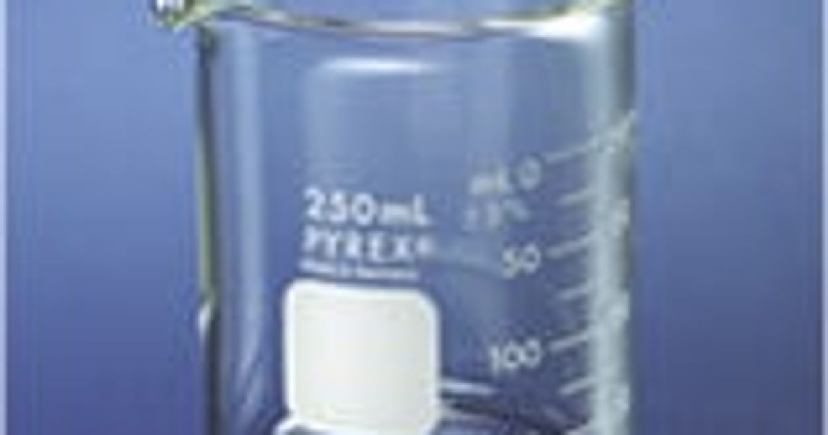 PYREX® Griffin Low Form 3L Beaker, Double Scale, Graduated