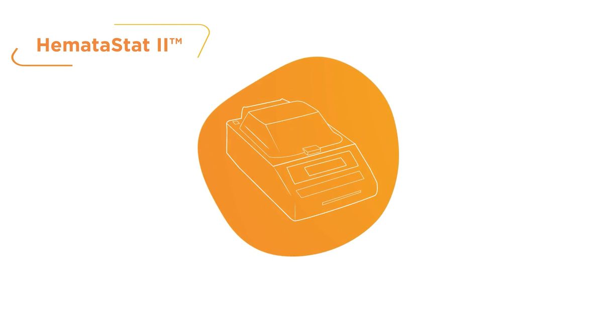 HemataStat II microhematocrit centrifuge