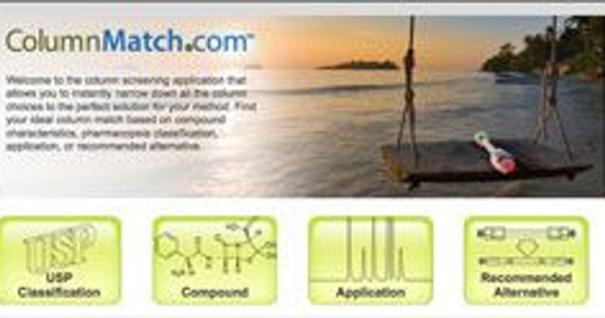 Phenomenex Creates Reversed Phase LC Column Selection Tool and Online ...