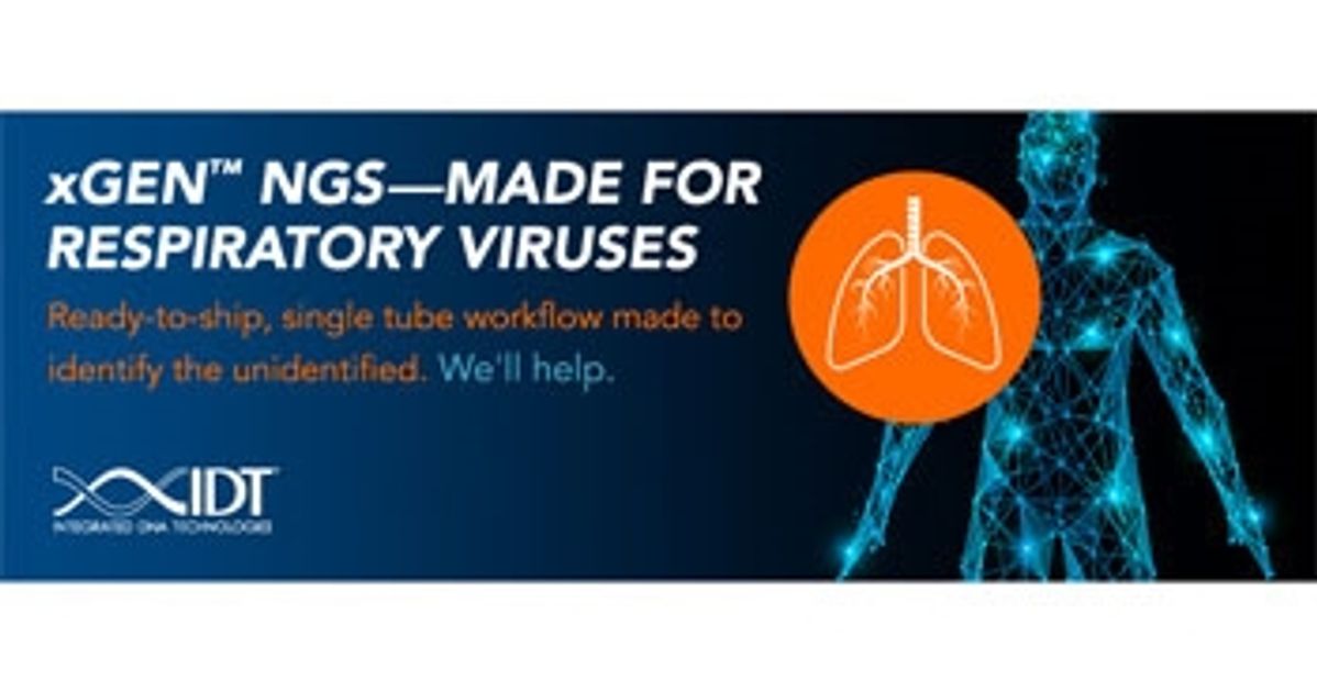 Integrated DNA Technologies launches new respiratory virus panel