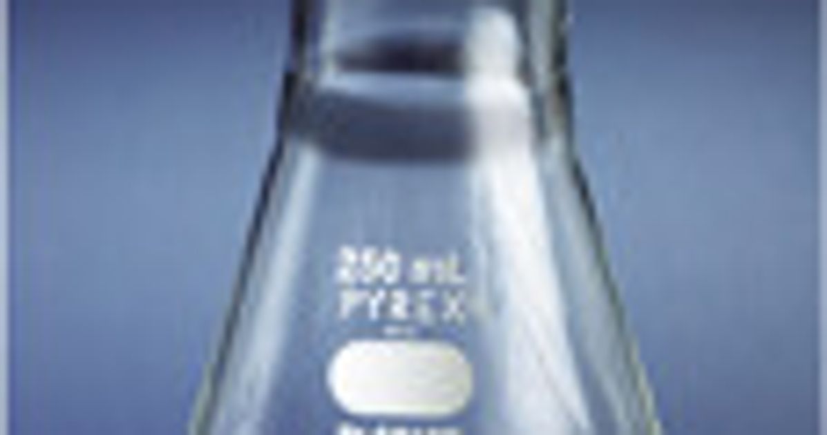 PYREX® 500 mL Delong Shaker Erlenmeyer Flask with Baffles