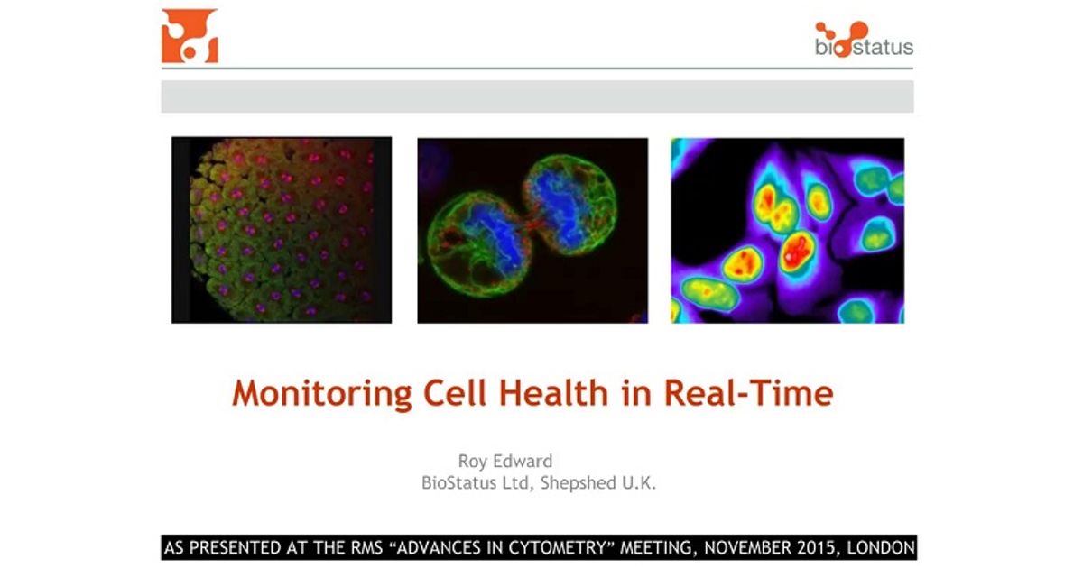 Monitoring Cell Health in Real-Time