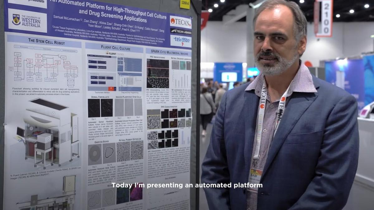 Lions Eye Institute showcases robotics for retinal organoid development