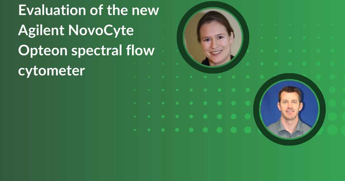 Webinar: Evaluation of the new Agilent NovoCyte Opteon spectral flow ...