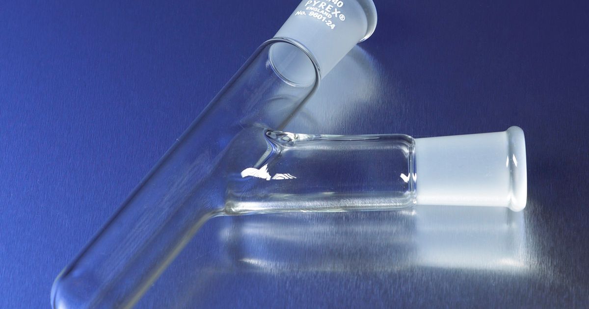 PYREX® Combination Reaction and Receiver Tube with Two 24/40 Standard ...