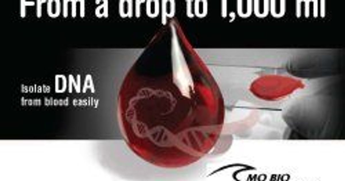 Isolate DNA from blood easily: from a drop to 1,000 ml.