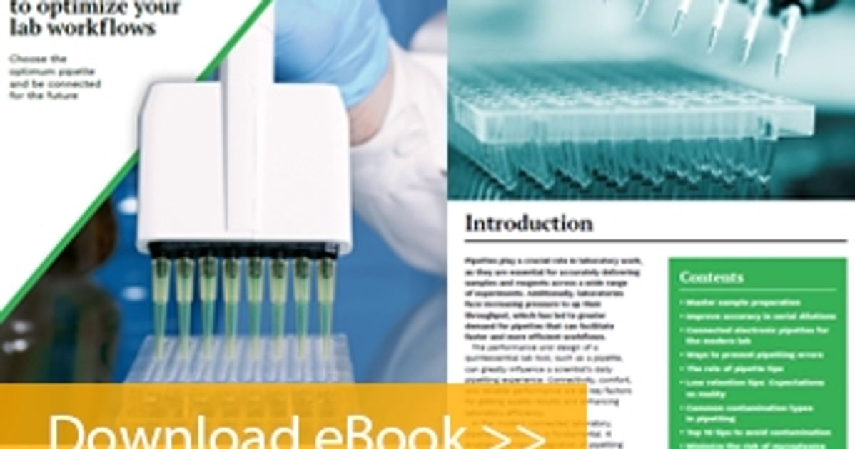 Optimize your pipette workflows with the ultimate pipetting handbook