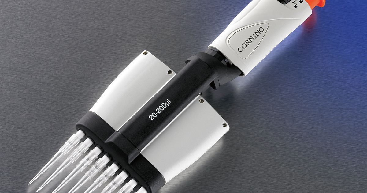 Corning® 0.5-10 µL Lambda™ Plus 8-Channel Pipettor