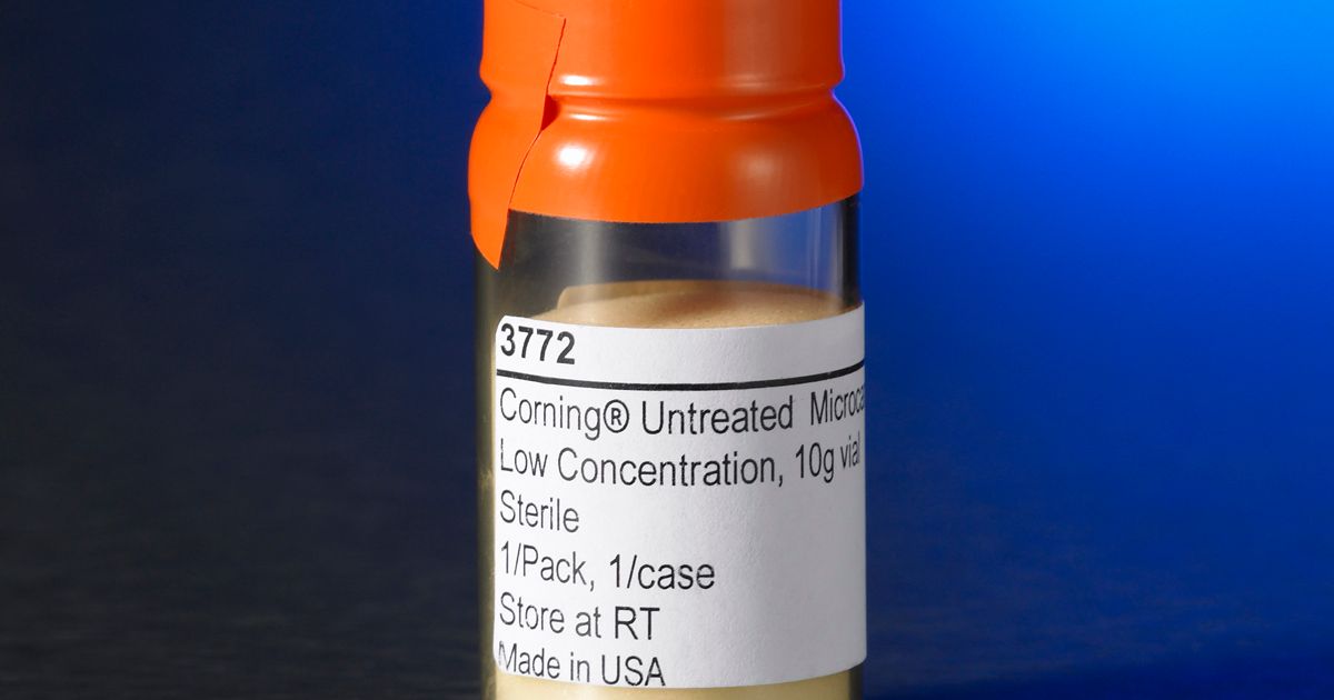 Corning® Untreated Microcarriers, 10g Vial