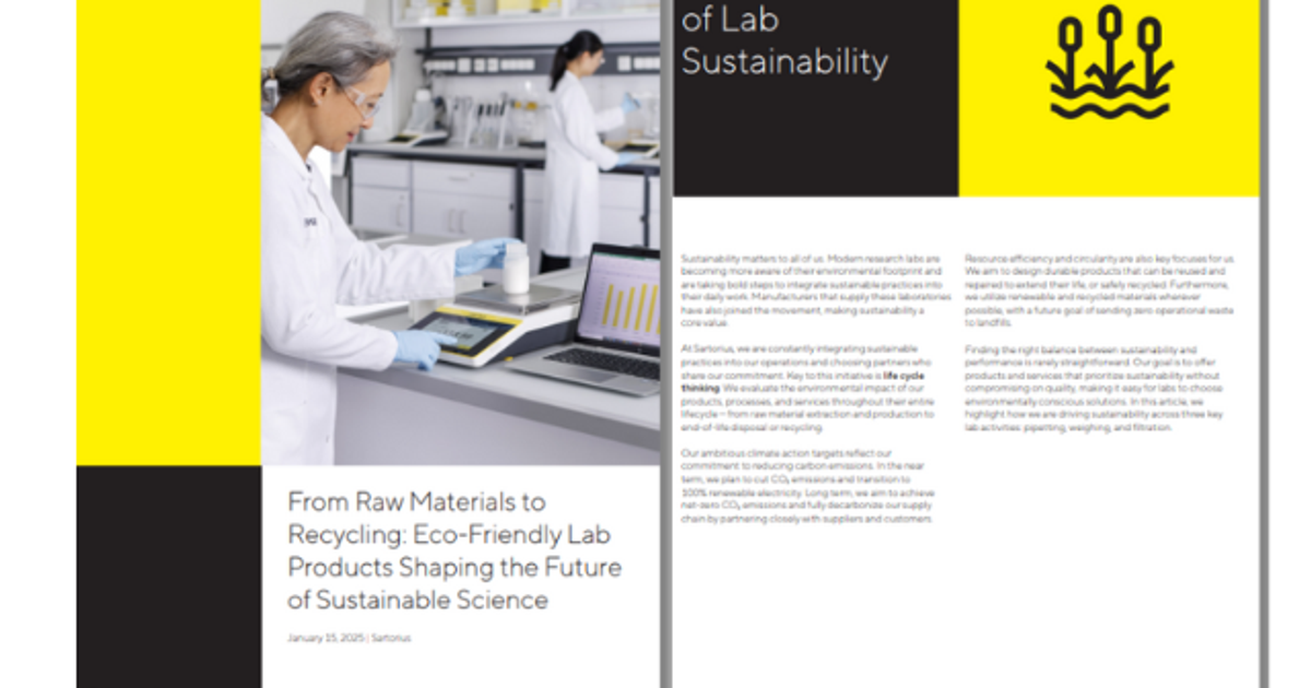 Eco-friendly lab products shaping the future of sustainable science