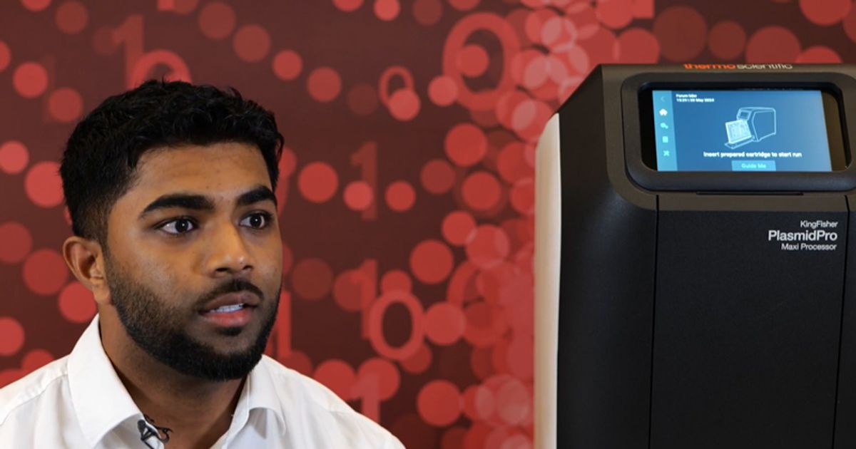 Fully automated plasmid DNA purification in only 75 mins