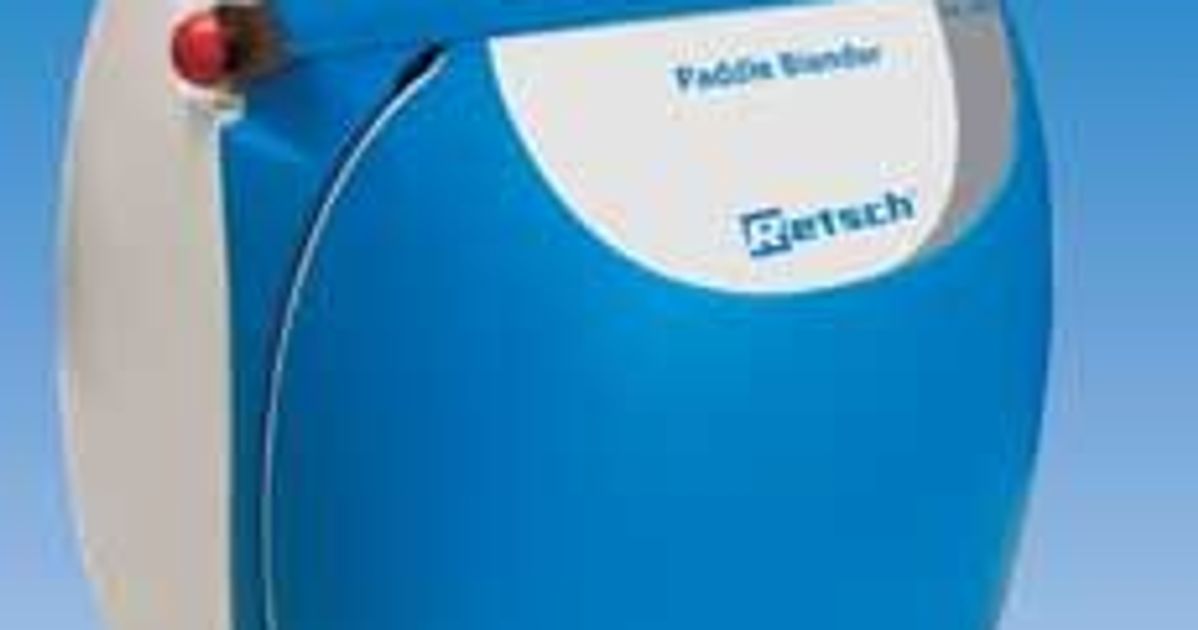 New Paddle Blender from RETSCH Offers Effective Blending for ...