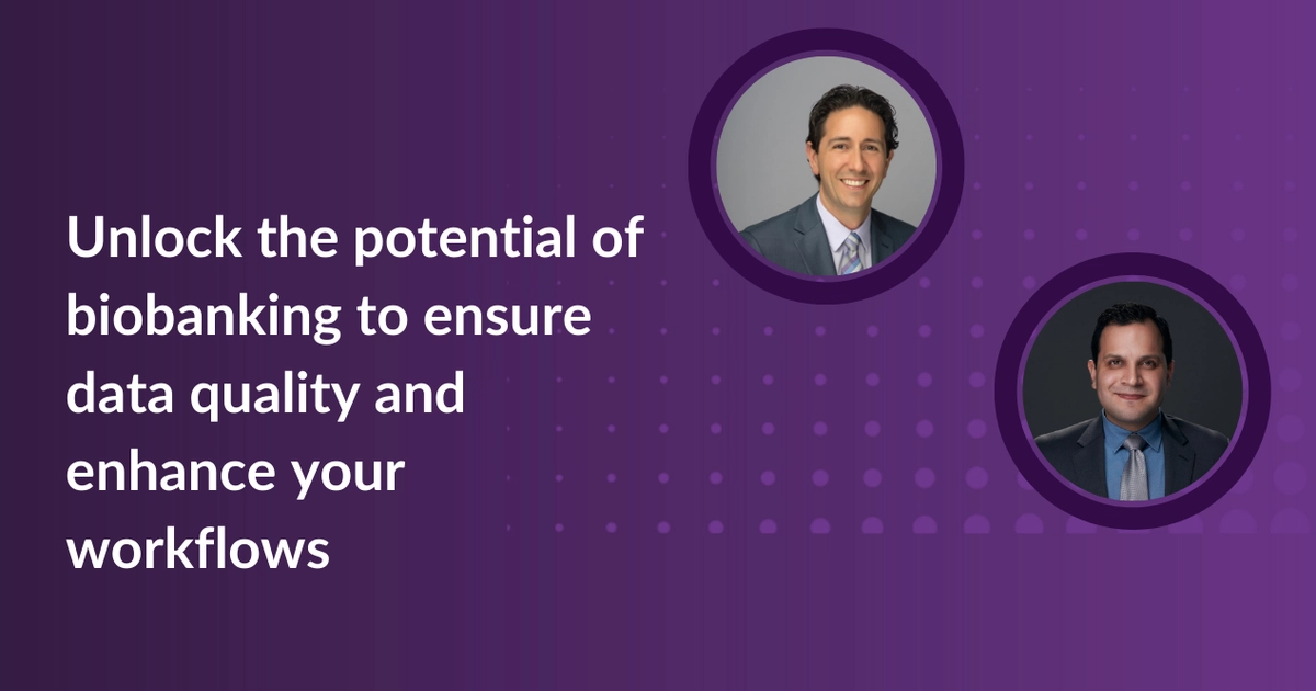 Webinar to unlock the potential of biobanking and ensure data quality