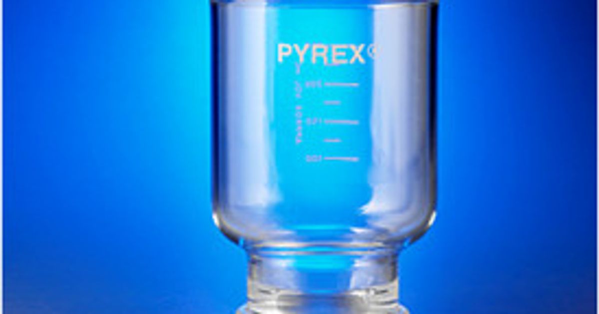 PYREX® 300 mL Graduated Funnel, 47 mm, for Assembly with Fritted Glass ...
