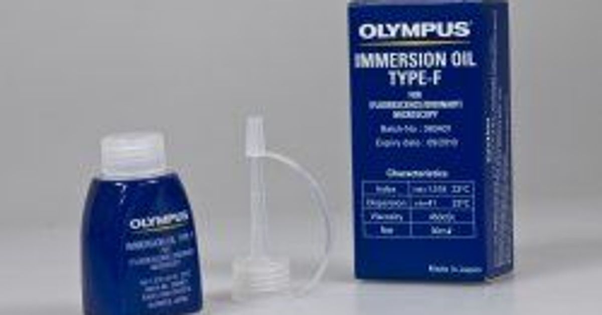 Olympus Offers Low Auto-Fluorescence Microscope Immersion Oil with Top ...