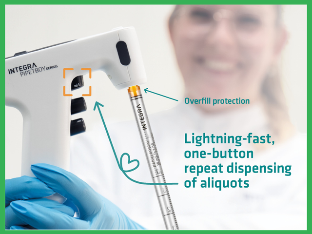 Streamline serological pipetting with the PIPETBOY GENIUS