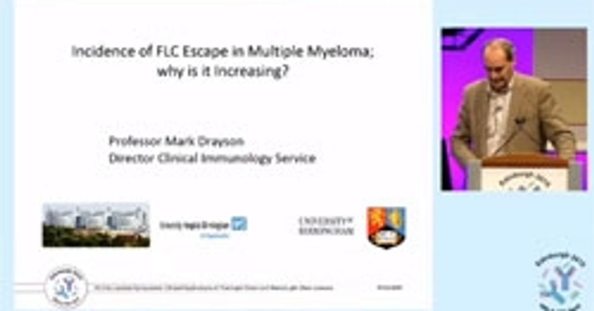 The Importance of Stringent Complete Response (sCR) in Multiple Myeloma