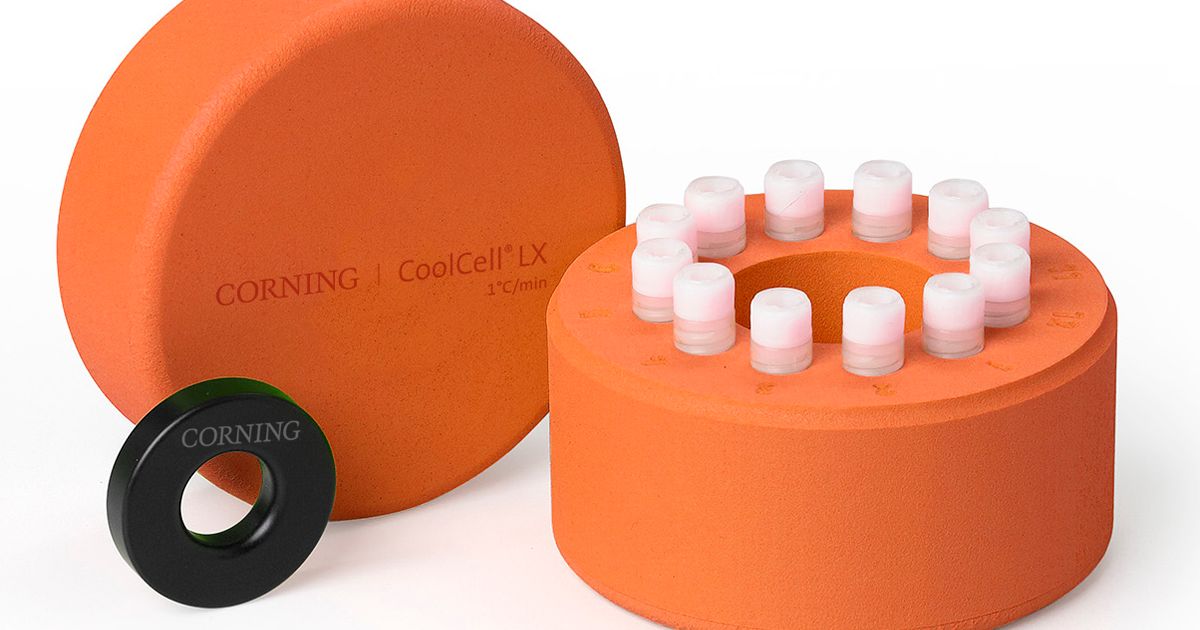 Corning® CoolCell® LX, Cell Freezing Container, for 12 x 1 mL or 2 mL ...
