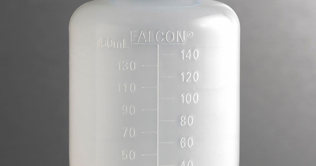 Falcon® 175 mL PP Centrifuge Tube, Conical Bottom, with Plug Seal Screw ...