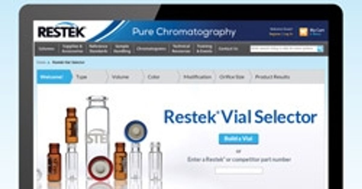 Try the New Vial Selection Tool from Restek