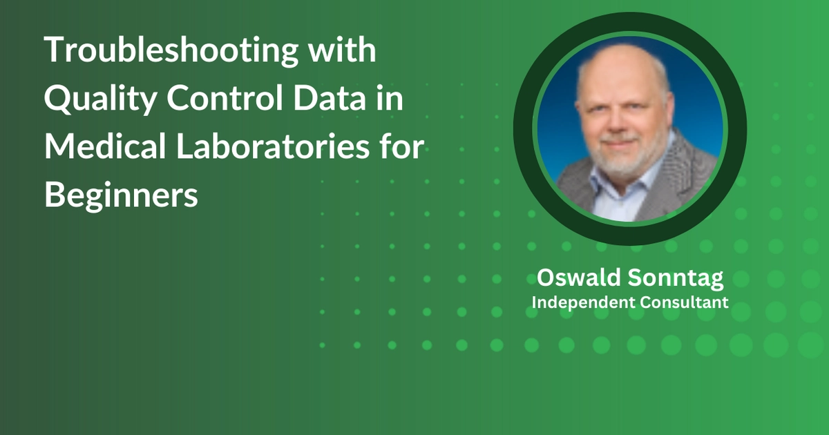 Troubleshooting with Quality Control Data in Medical Laboratories for ...