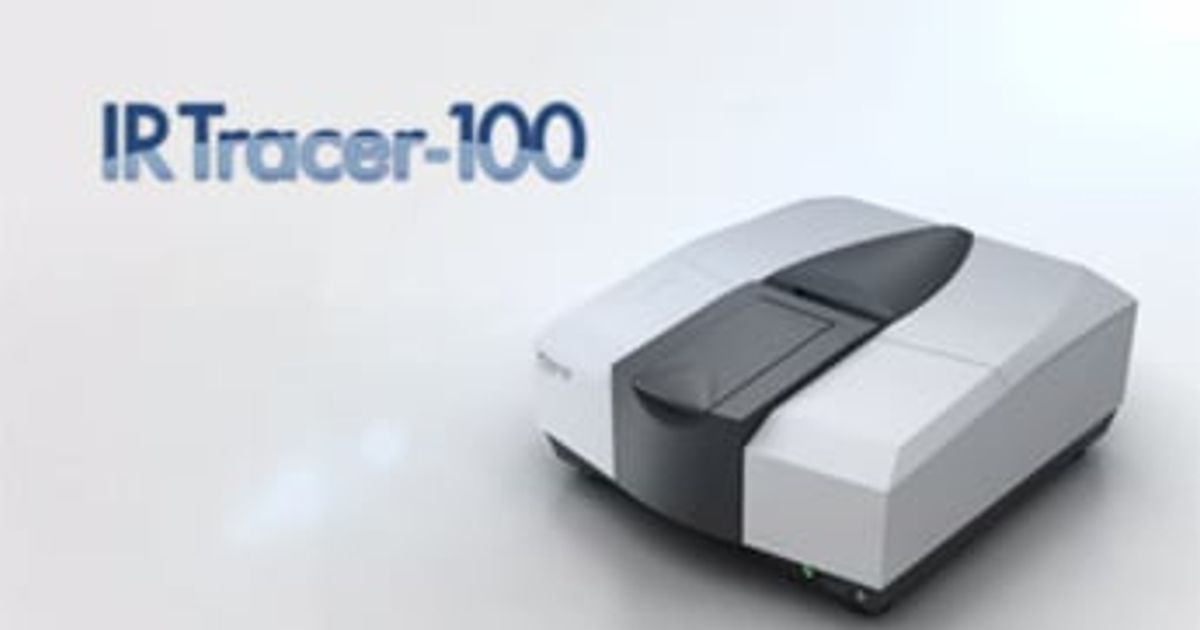 The IRTracer-100 FTIR Spectrophotometer from Shimadzu