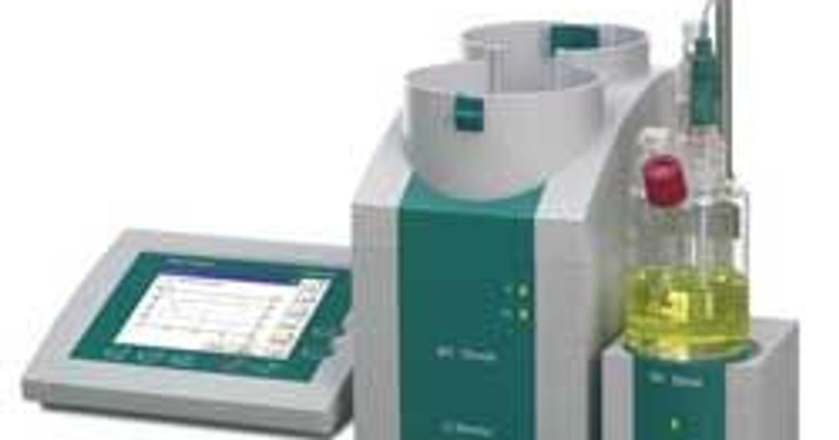 851 Titrando titrator for low level water detection in liquid, solid or ...