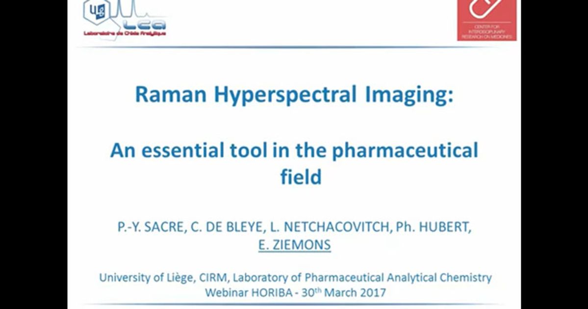 Raman hyperspectral imaging: An essential tool in the pharmaceutical field