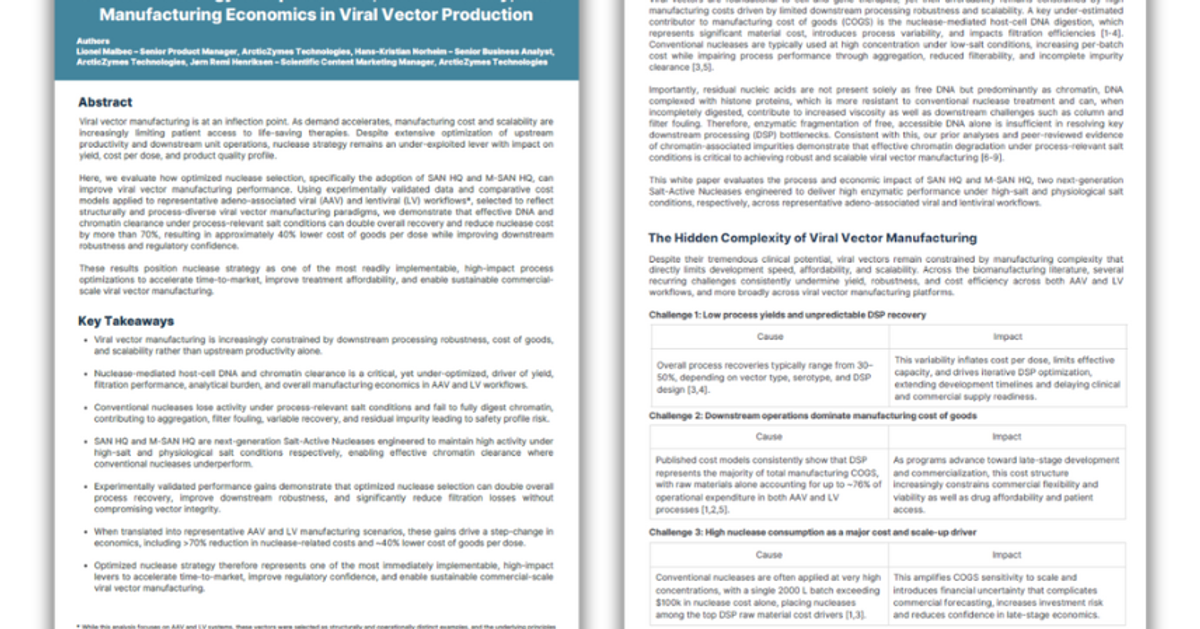 Rethinking nuclease strategy to improve yield, product quality, and ...