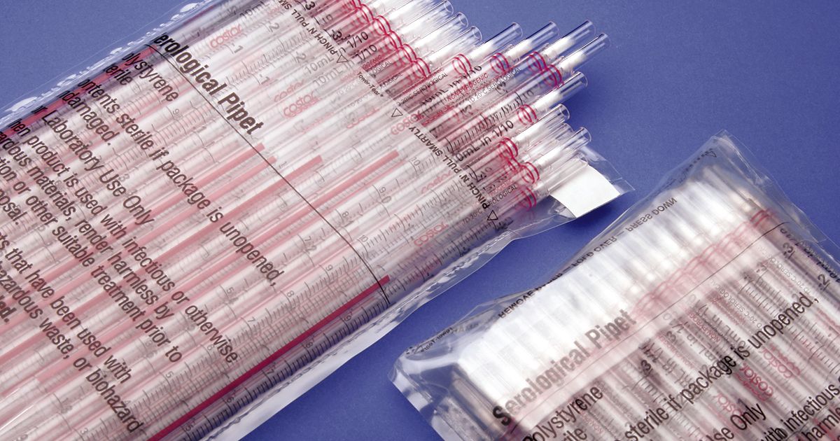 25 mL Stripette™ Serological Pipets, Polystyrene, Bulk Packed, Sterile ...