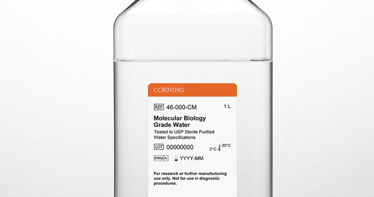 Buy Corning® 1L Molecular Biology Grade Water Tested to USP Sterile ...