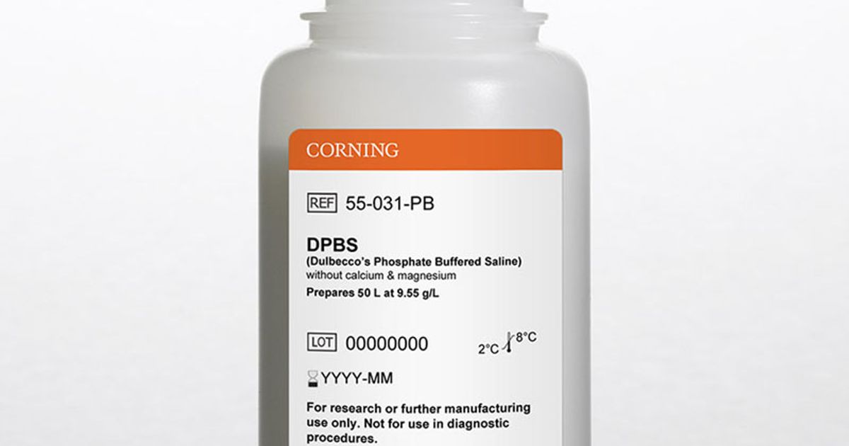 Corning® Dulbecco’s Phosphate-Buffered Saline, Powder without calcium ...
