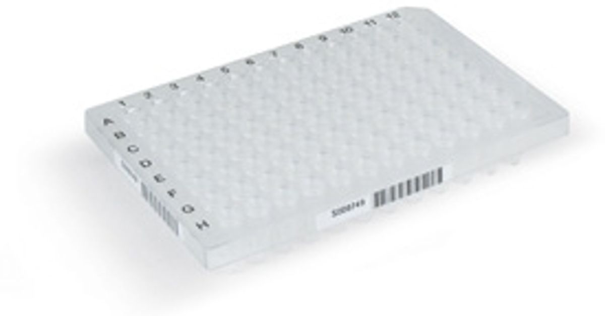 Hard-Shell® 96-Well PCR Plates, high profile, semi skirted, clear/clear ...