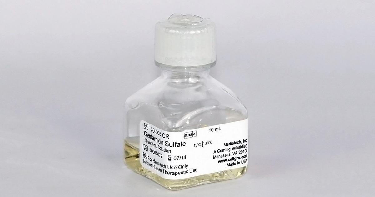 Buy Corning® 10 mL Gentamicin Sulfate, Liquid Read Reviews