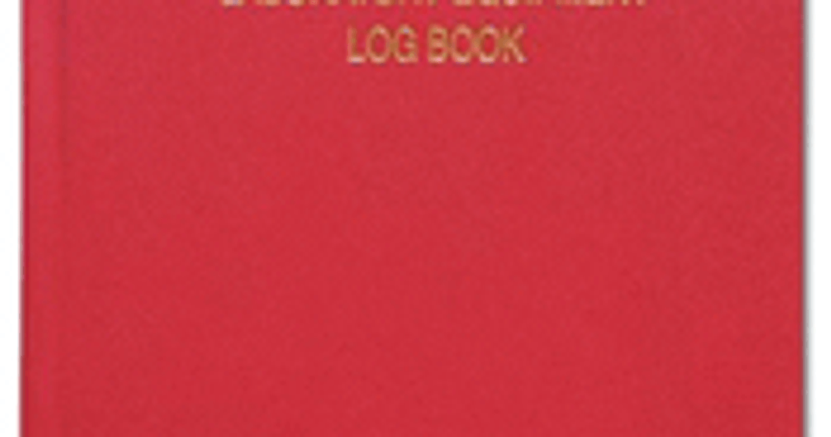 Equipment Logbook Equipment Logbook