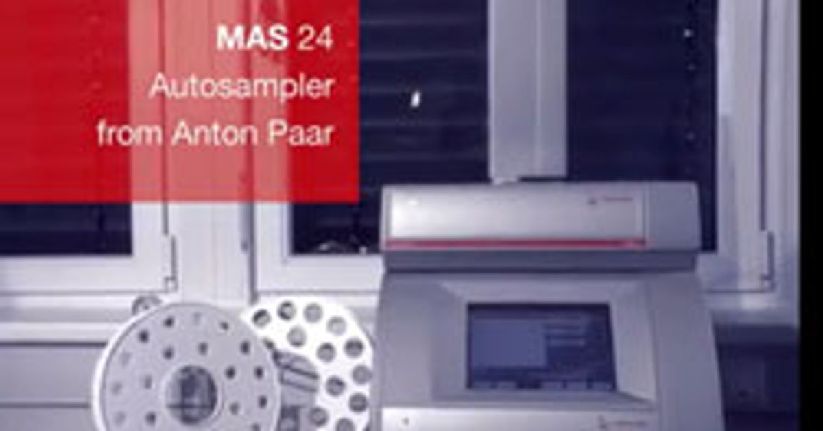 MAS 24 Autosampler for the Monowave 300 from Anton Paar