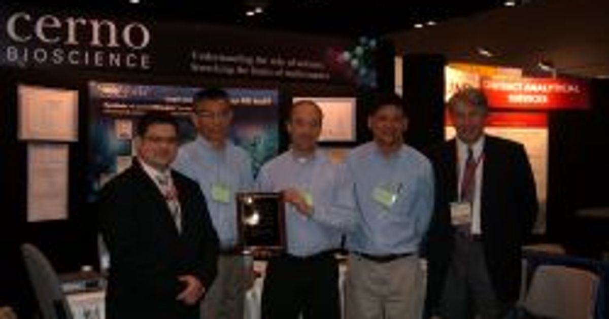 New Software from Cerno Bioscience Makes Debut at PITTCON 2006 to Win Bronze Award for Most ...
