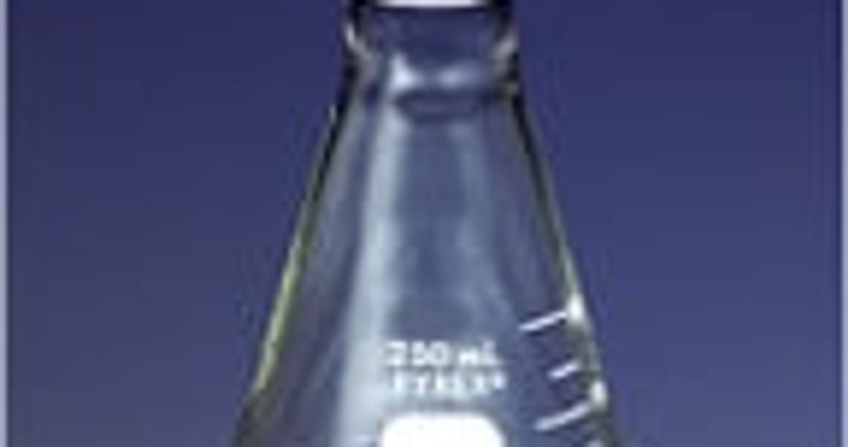 PYREX® 50 mL Narrow Mouth Erlenmeyer Flask with PYREX® Standard Taper ...