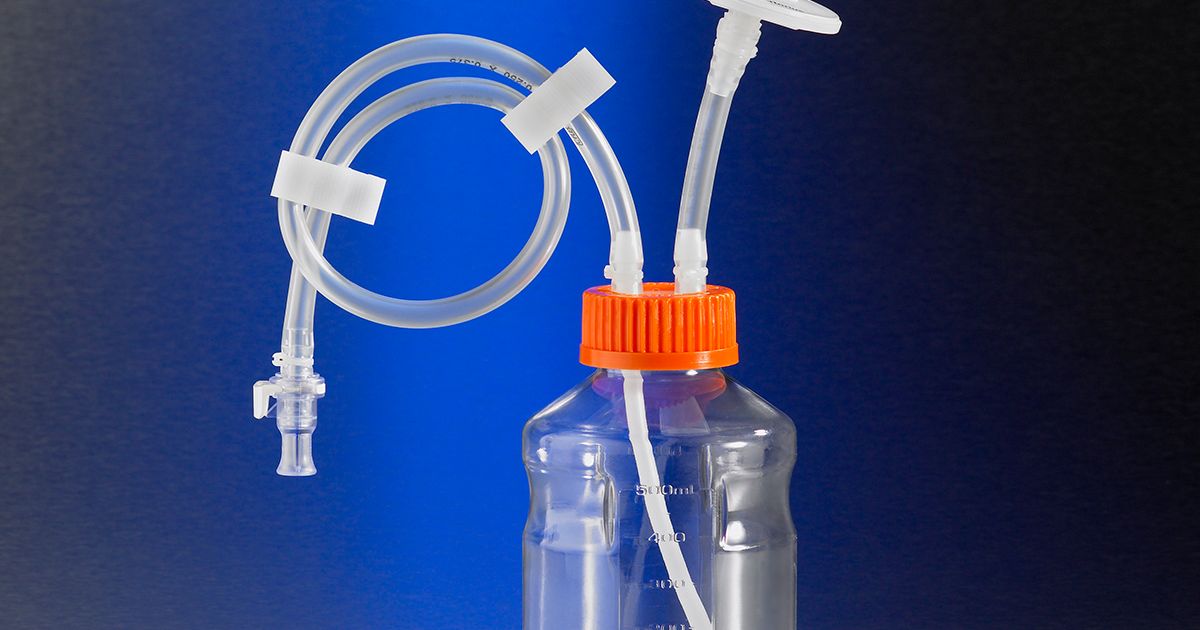 Corning® 500 Ml Easy Grip Polystyrene Storage Bottles With Dip Tube
