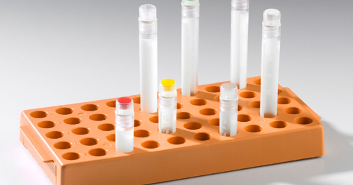 Corning® Polypropylene Cryogenic Vial Rack, Holds 50 Vials