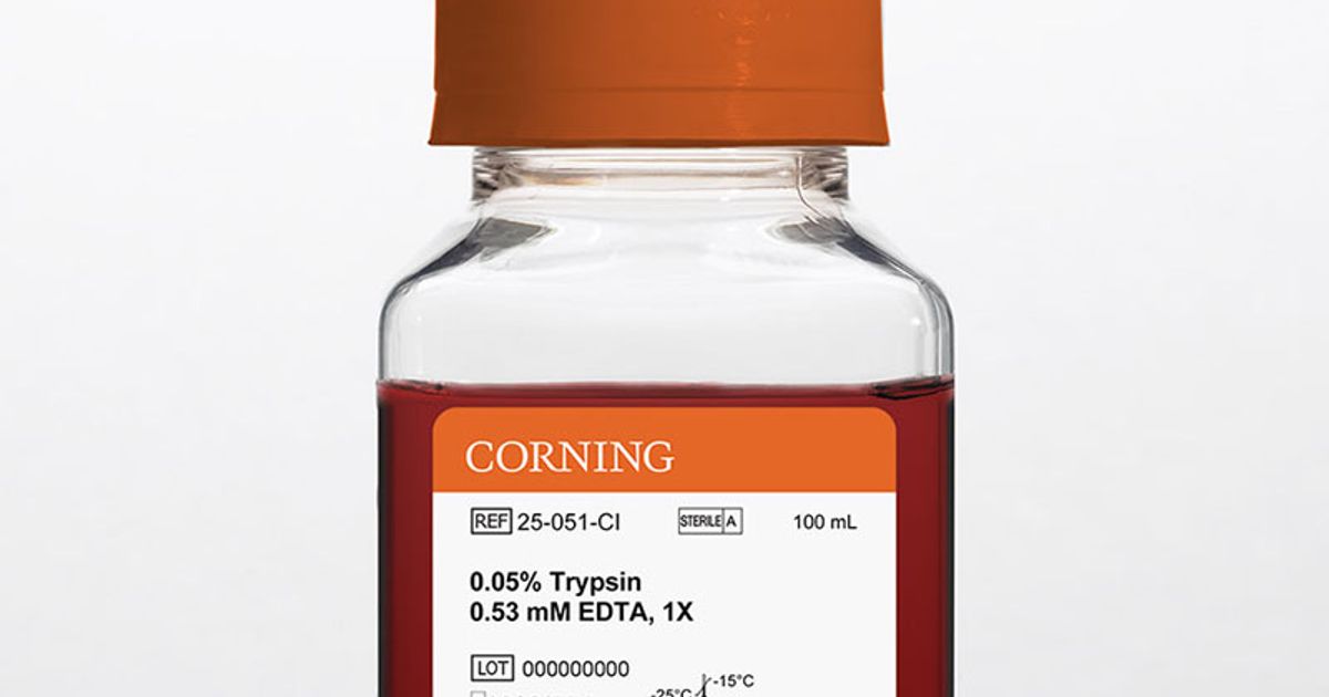 Corning® 100 mL Trypsin EDTA 1X, 0.05% Trypsin/0.53 mM EDTA in HBSS reviews