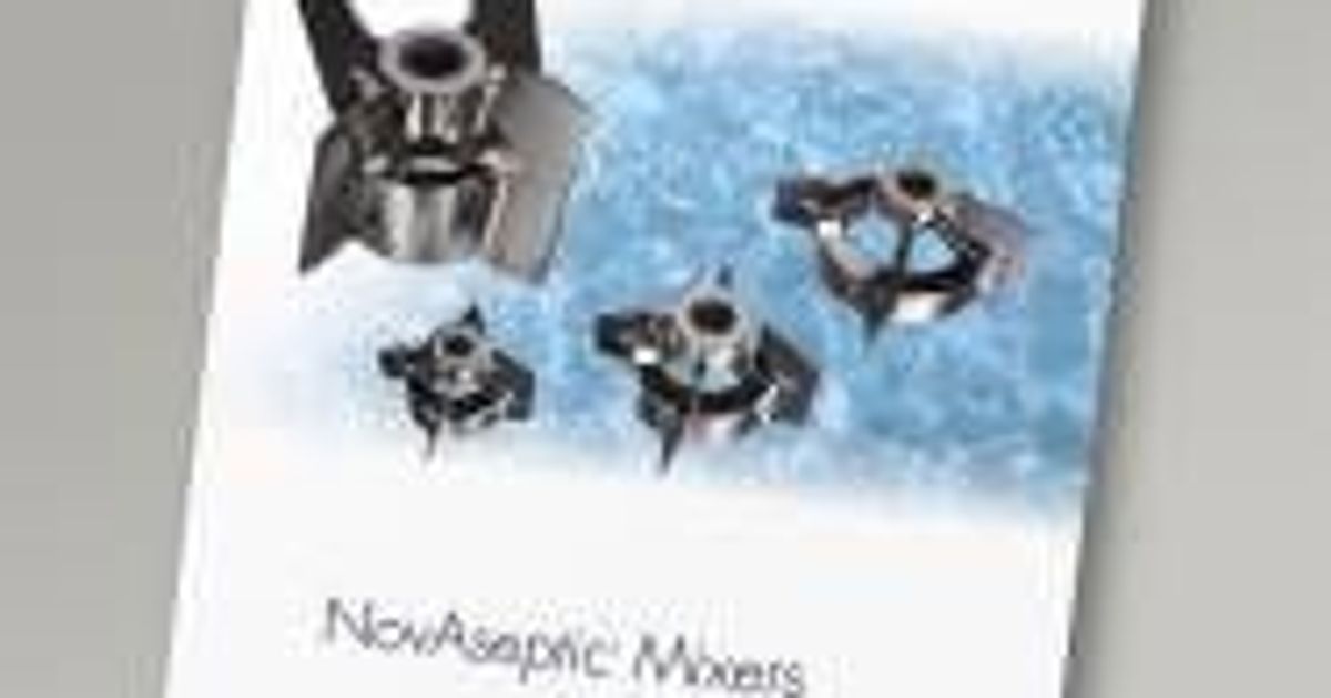 New NovAseptic® Mixers Brochure Now Available from Millipore