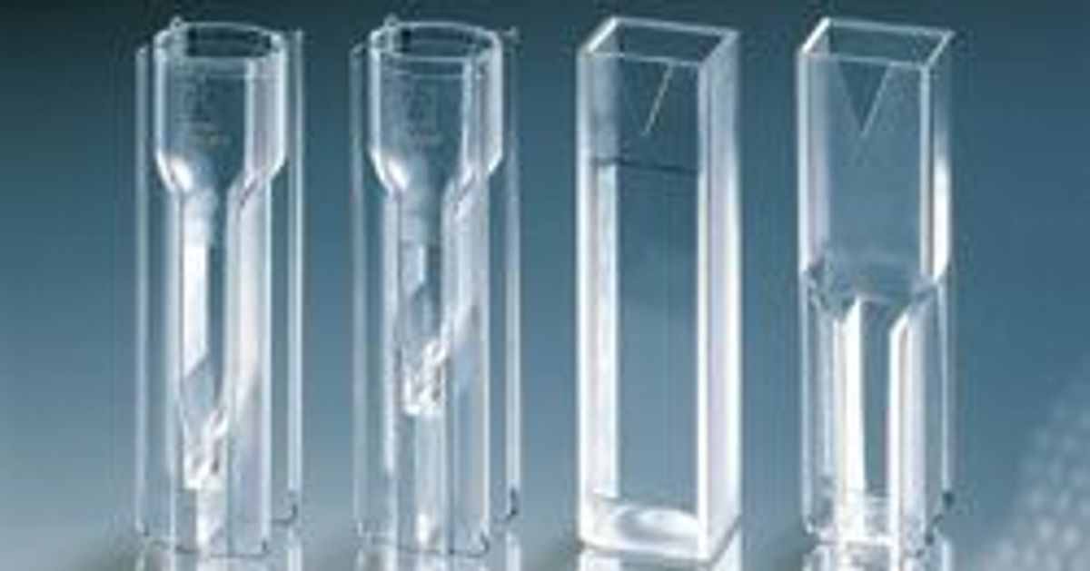 New UV-transparent, Disposable Cuvettes Replace Quartz Cuvettes
