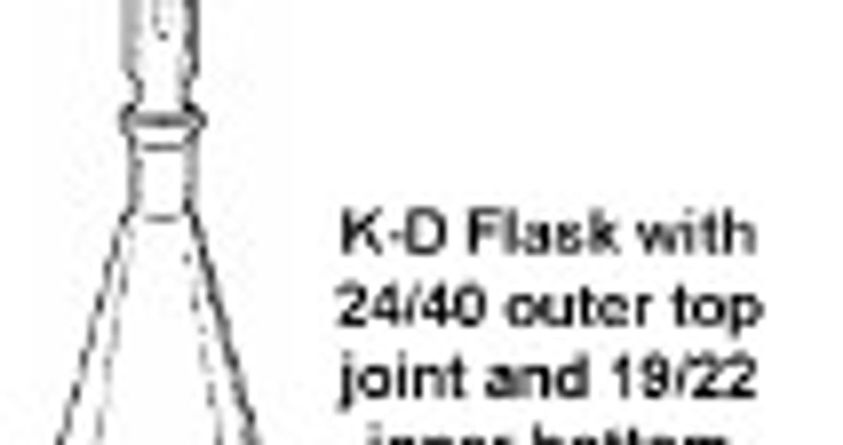 PYREX® 500 mL Replacement Flask for Kuderna-Danish Apparatus