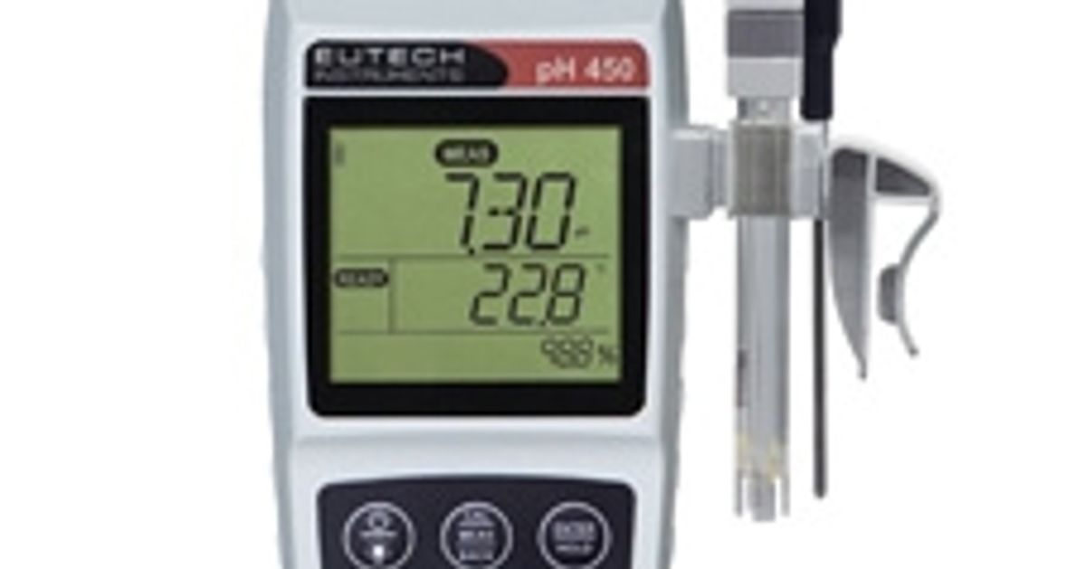 New Thermo ScientificEutech 150 & 450 Waterproof Handheld Meters are ...